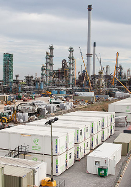 Major Oil Refinery: Anti-Blast Portable Accommodation